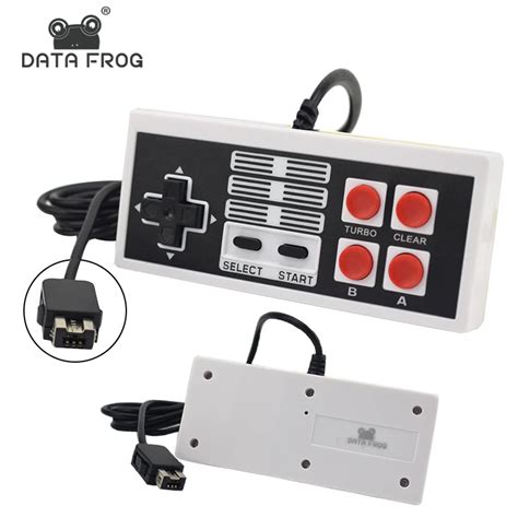 데이터 개구리 유선 게임 패드 닌텐도 Nes 클래식 에디션 미니 게임 컨트롤러 게임 조이스틱 Wii 원격 컨트롤러 콘솔