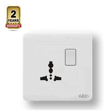 Hee Rose White Pin Mf Switched Socket