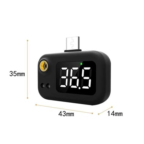 Touchless Temperature Meter Hygrometer Non Contact Grandado