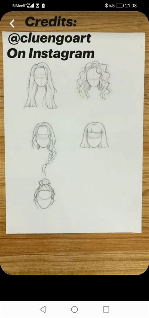 How To Draw A Girl Face With A Bun Step By Step Doodling Sketch Pencil Sketches Character