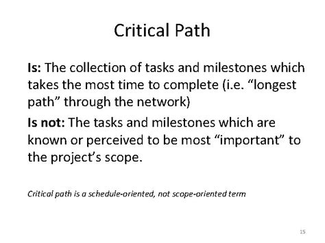 Understanding The Scheduling Formula And Critical Path Calculation