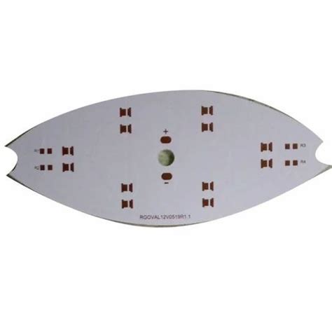 3mm Oval Shape Aluminum Pcb Single Layer Min Hole Size 30mils At ₹ 90 In Bengaluru