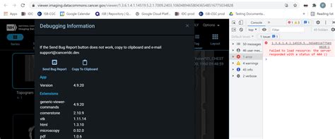 Send Bug Report Does Not Work · Issue 2051 · Ohifviewers · Github