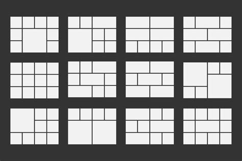 Simple White Moodboard Grid Photo Set Graphic By CutePik Creative Fabrica