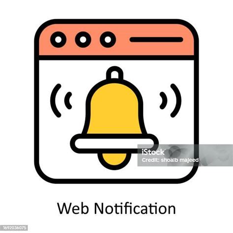 웹 알림 벡터 채우기 윤곽선 아이콘 그림입니다 Eps 10 파일 0명에 대한 스톡 벡터 아트 및 기타 이미지 0명 3차원 형태 공란 Istock