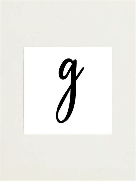 Printable Small Letter G In Cursive Free Download And Print For You
