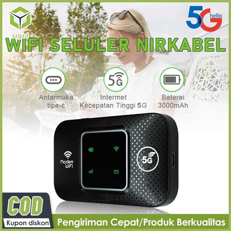 Jual Szgzd Wireless Router Modem Wifi 2100mah Mifi Telkomsel 5g 150mbps