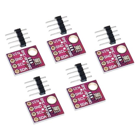 Alamscn 5pcs Bmp280 5v High Precision Atmospheric Pressure Sensor