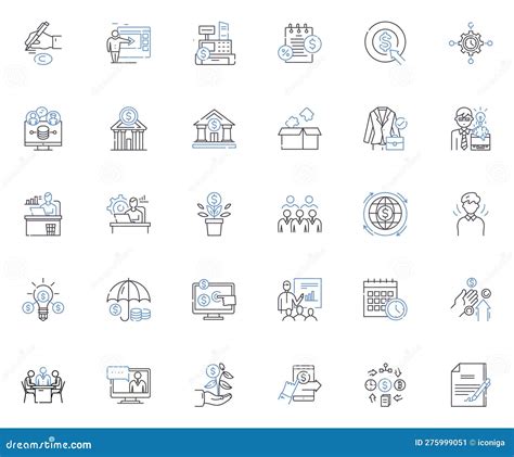 Knowledge Acquisition Line Icons Collection Learning Understanding Comprehension Insight