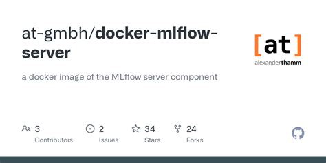 GitHub At Gmbh Docker Mlflow Server A Docker Image Of The MLflow Server Component