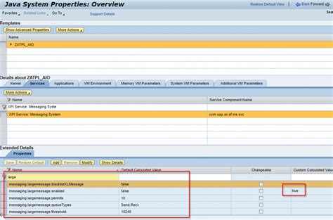 Sap Po How To Enable A Handling Of Large Messages In The Messaging System Sap Basis World