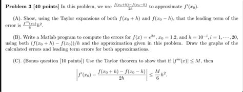 Solved Problem 3 40 Pointsin This Problem Wese To