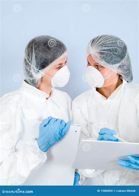 Lab Girls 05 Stock Images Image 1586004