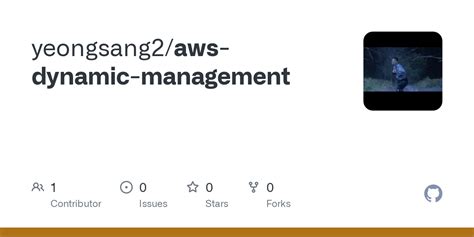 Github Yeongsang2aws Dynamic Management