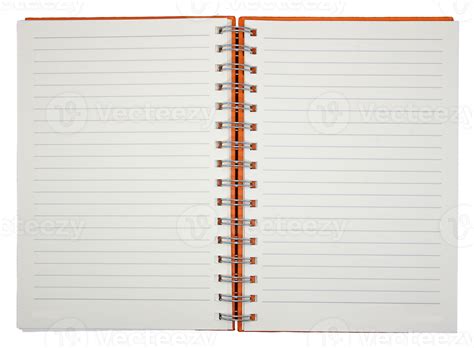 Blank Notebook Paper With Ring Spine On Transparent Background Png File PNG