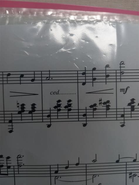 피아노 악보 기호 지식in