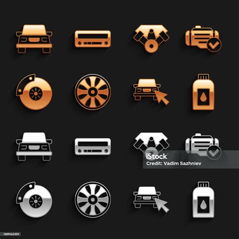 자동차용 알로이 휠 엔진 점검 캐니스터 모터 머신 오일 온라인 공유 캘리퍼가 있는 자동차 브레이크 디스크 전원 및 오디오