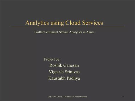 Real Time Twitter Sentiment Analysis Ppt