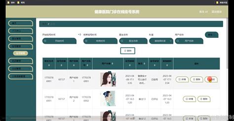 附论文基于springboot和vue的健康医院门诊在线挂号系统543 Csdn博客