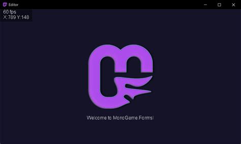 Monogameforms Create Your Editor Environment Showcase Community