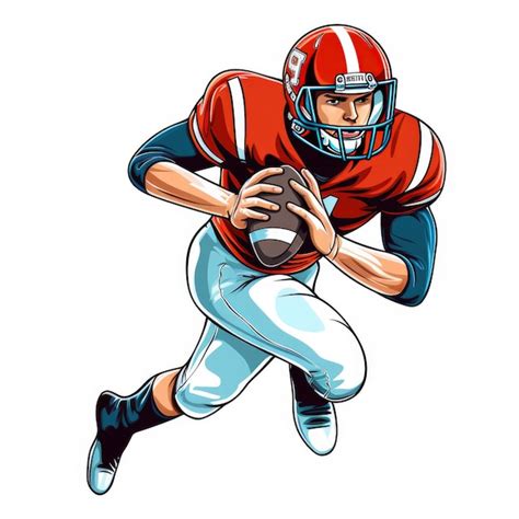 Premium Ai Image Minimalist Football Clip Art Cartoon Style