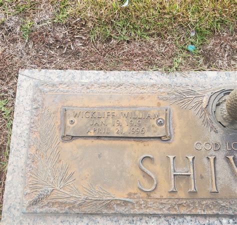 Wickliff William “wick” Shivers 1919 1996 Find A Grave Memorial