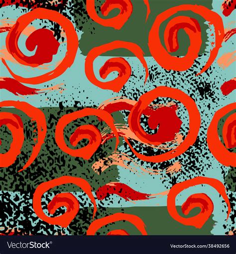 Abstract Artistic Seamless Pattern Royalty Free Vector Image