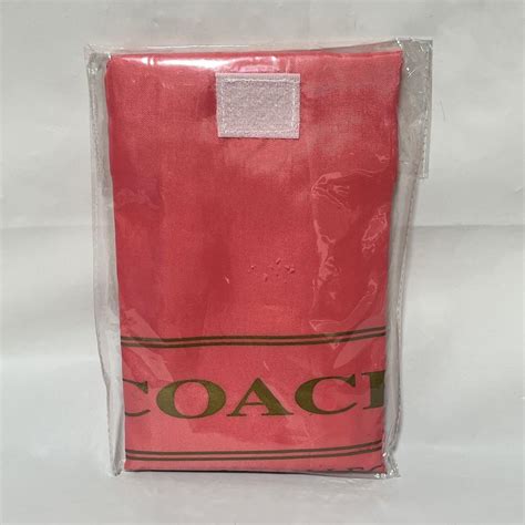 未開封 Coach コーチ ノベルティ エコバッグ ピンク メルカリ