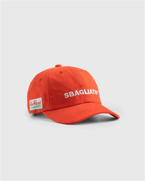 Bar Basso X Highsnobiety Sbagliato Cap Red Highsnobiety Shop
