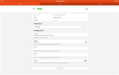 Exec Binding Error Beginners OpenHAB Community