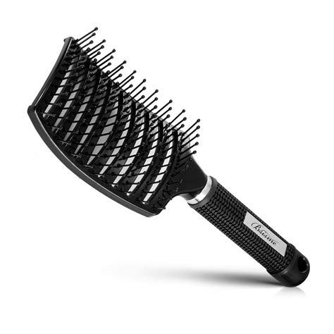 Buy Hair Brush Curved Vented Brush Faster Blow Drying Professional Curved Vent Styling Hair