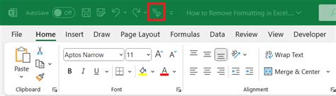 How To Remove Formatting In Excel Step By Step Guide Myexcelonline