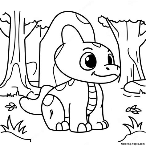 Cute Onix In A Forest Coloring Page Coloring