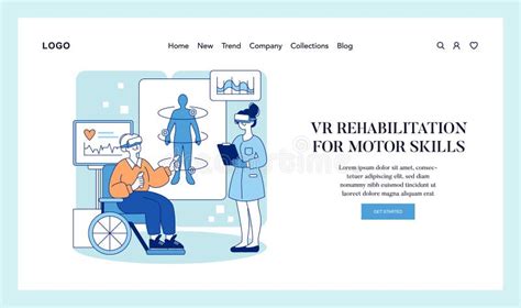 Adaptive Technology Flat Vector Illustration Stock Illustration