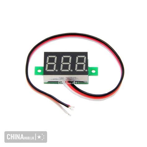 Mini Digital Volt Meter Chinahublk