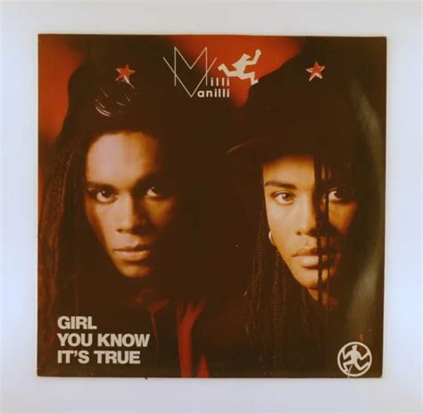 12and Maxi Milli Vanilli Girl You Know Its True O328 Cleaned Eur 950 Picclick Fr