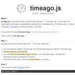 Js Tutorial Timeago Js Format Datetime With Time Ago Statement