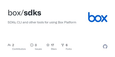 Github Boxsdks Sdks Cli And Other Tools For Using Box Platform