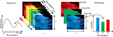 Comparison Between Hypercube And Rgb Image Hypercube Is