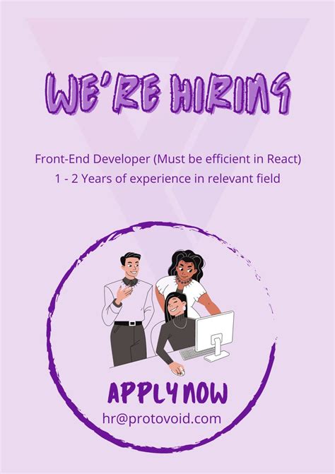 Protovoid Technologies On Linkedin Urgenthiring React Frontend Developer Hiring Engineer