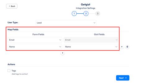 Getgist Integration With Bit Form