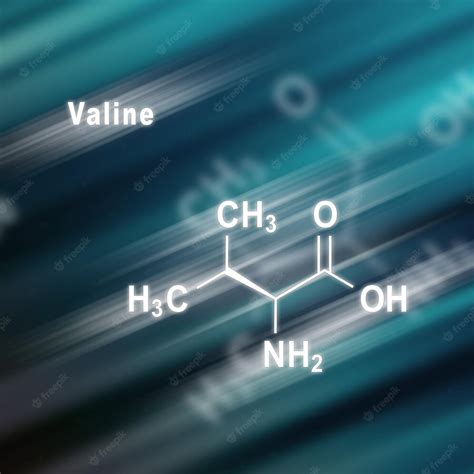 Premium Photo Valine L Valine Val V Amino Acid Chemical