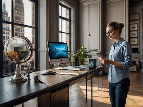 Immersive Augmented Reality Experiences Premium Ai Generated Image