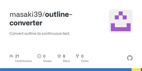 GitHub Masaki39 Outline Converter Convert Outline To Continuous Text