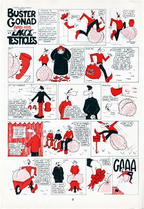 Before Live Saline Ball Inflation There Was Buster Gonad And His Unfeasibly Large Testicles