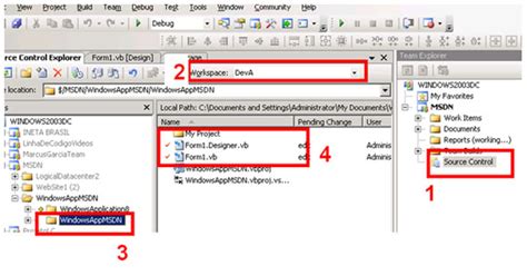 Controlando Versões Team Foundation Version Control Tfvc Check Out E Workspace