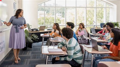 Teacher Teaching In Classroom
