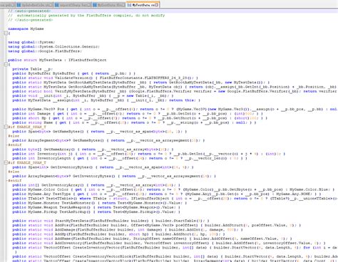 游戏开发 Unity中使用flatbuffer Csdn博客