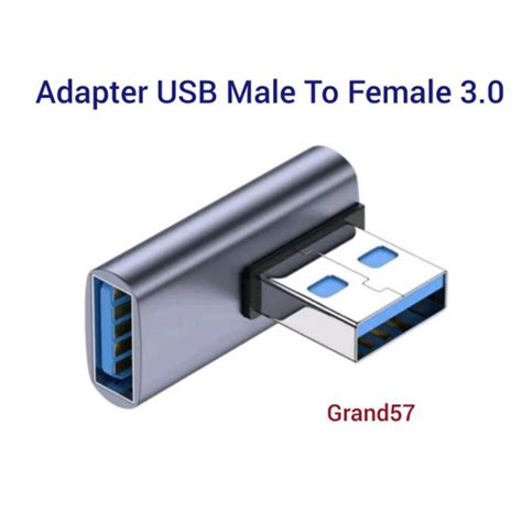 Jual Adapter Konverter USB Male To Female USB 3 0 OTG Type A Converter Shopee Indonesia