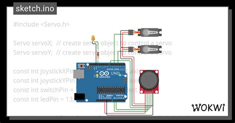 Analog Joystick Arduino Wokwi Esp32 Stm32 Arduino Simulator